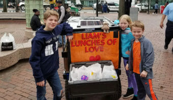 Feeding the homeless love and kindness with a side of lunch - Points of ...