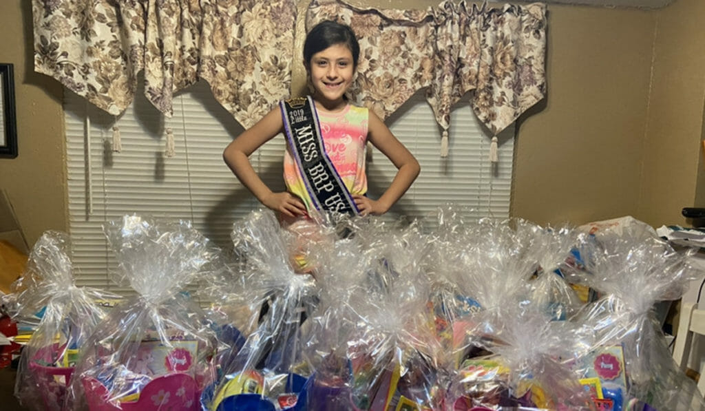 Volunteer Queen: Texas Child Serves People in Need - Points of Light