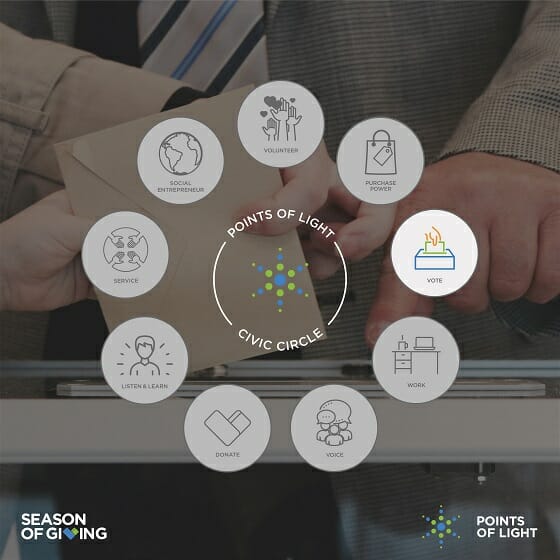 Season of Giving: Using Your Vote to Engage & Advocate - Points of Light