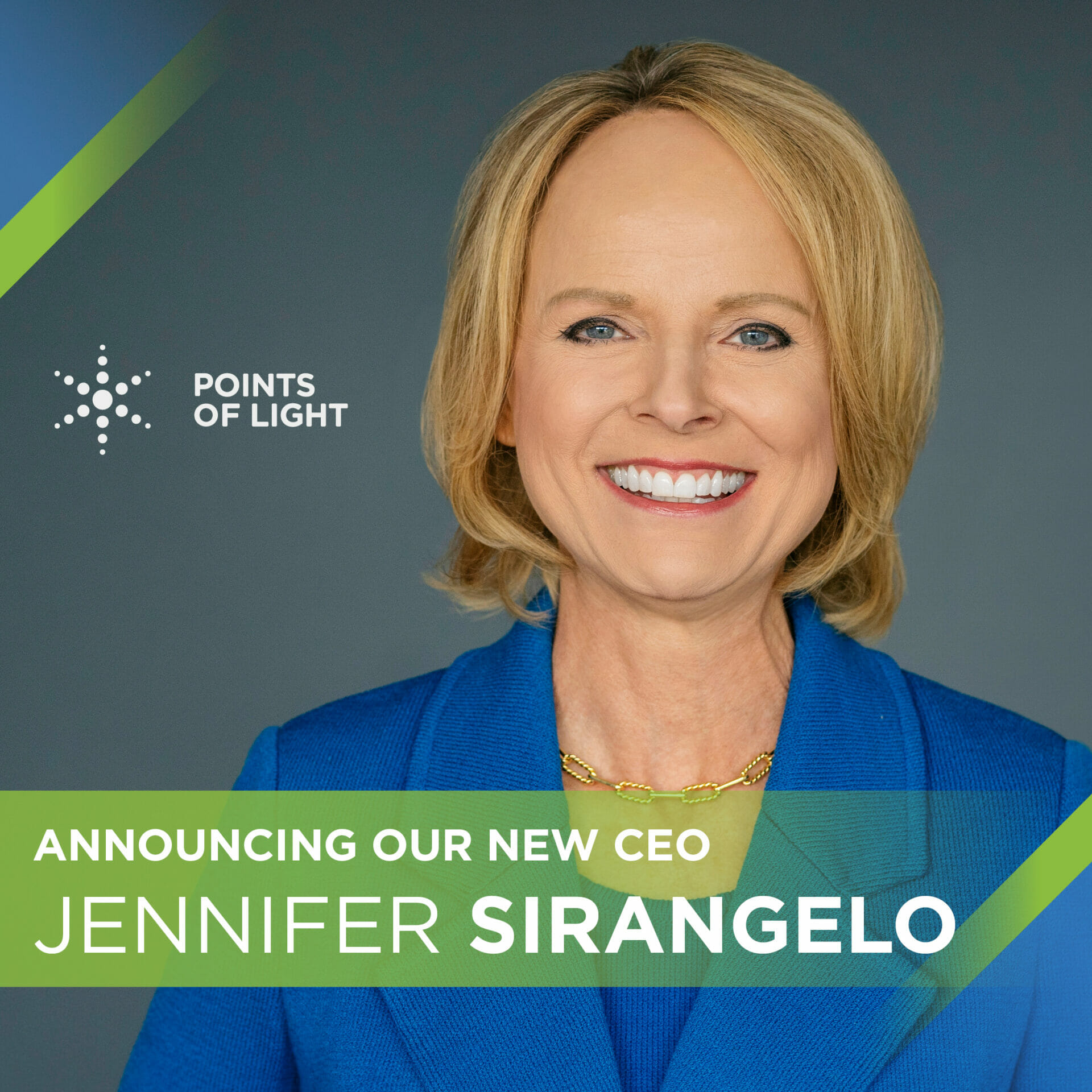 Points of Light Names Jennifer Sirangelo as New President and CEO