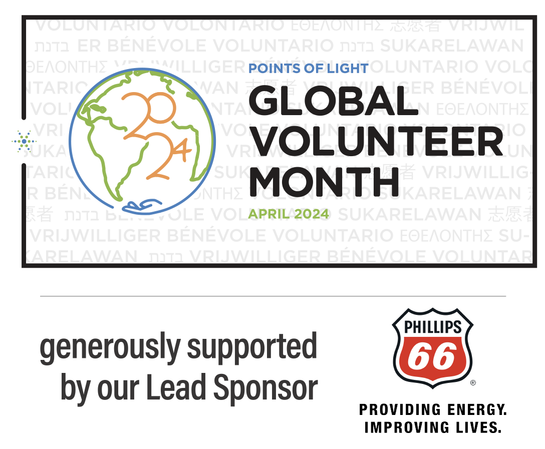 Global Volunteer Month - Points of Light