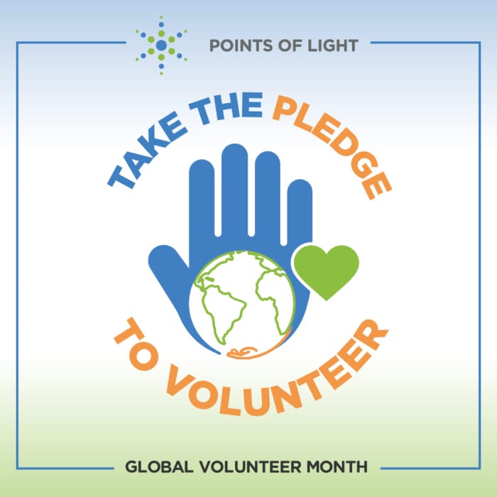 Pledge | Global Volunteer Month